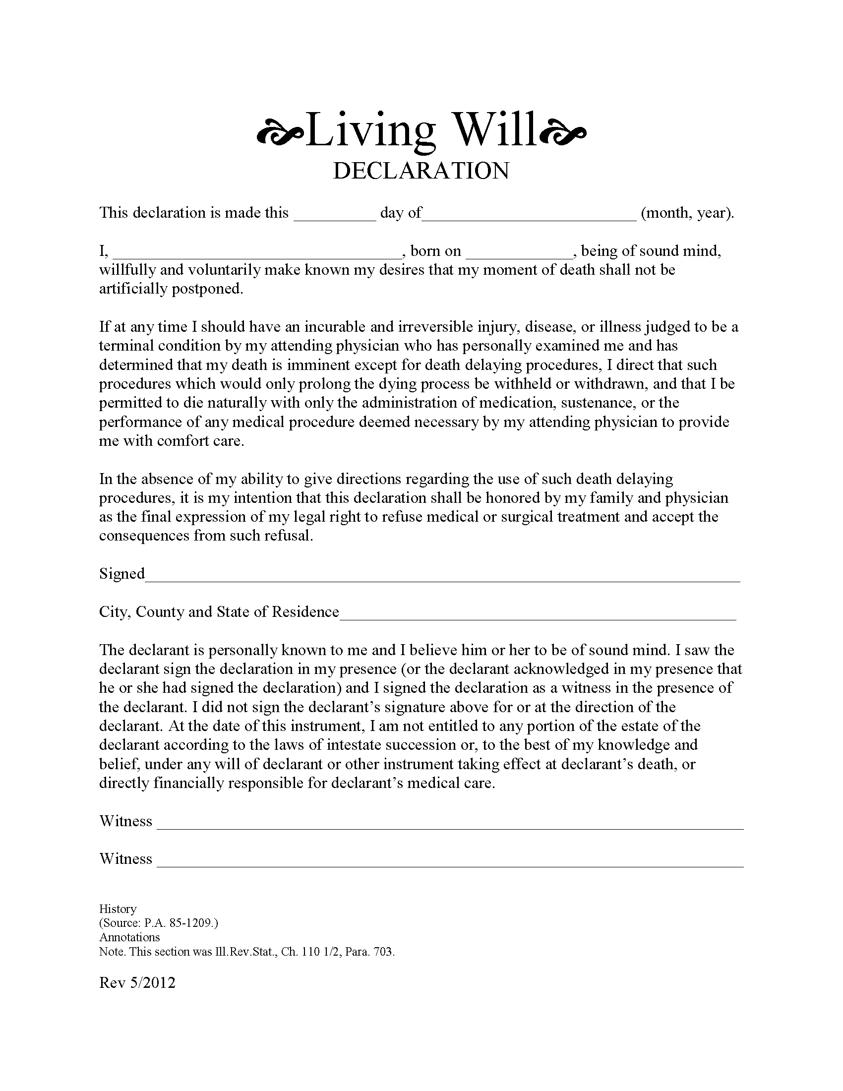Printable Forms For Wills Free Printable Forms Free Online