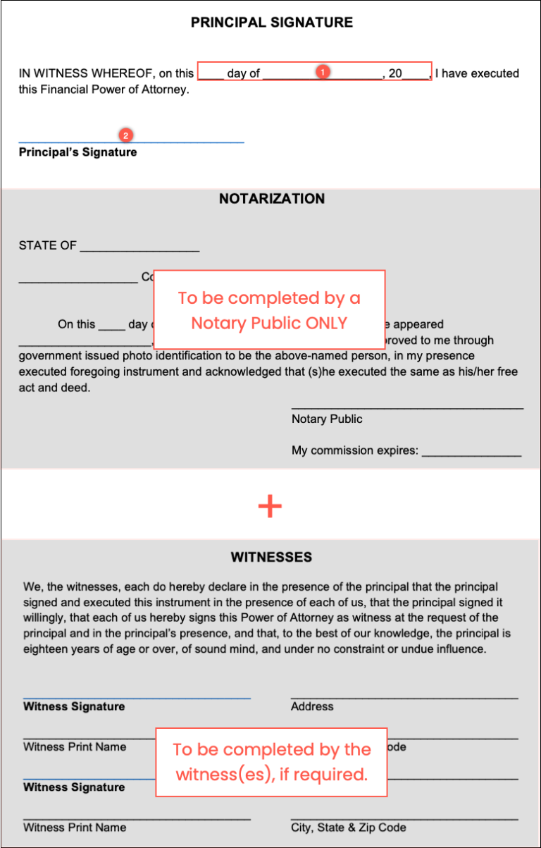 Free Durable Power of Attorney Form | PDF | Word