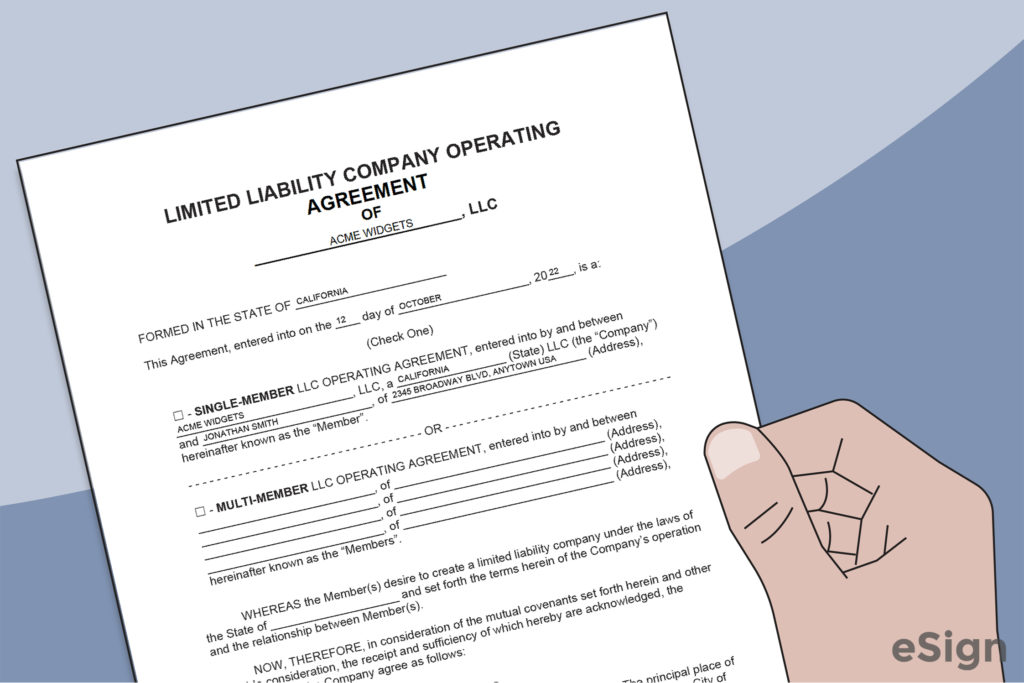 Free LLC Operating Agreement Template | PDF | Word