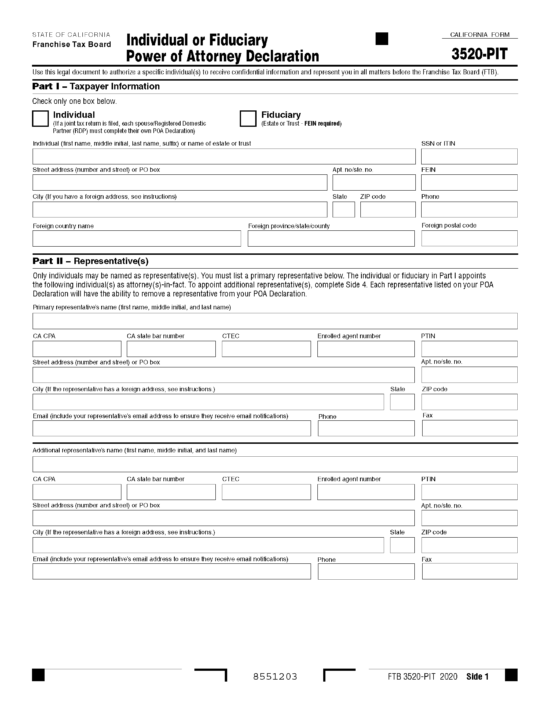 Free California Power of Attorney Forms (8) | PDF