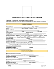 Free Chiropractic Client Intake Form | PDF | Word