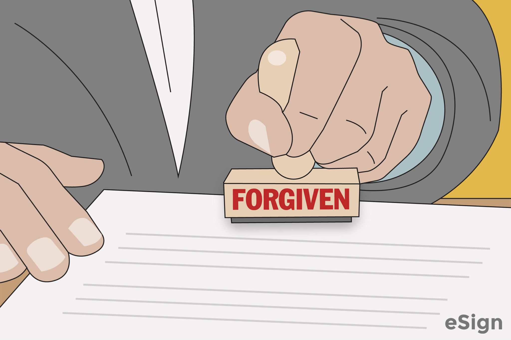 Free Debt Forgiveness Letter Template PDF Word