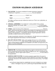 Free Escrow Holdback Agreement Addendum | PDF | Word