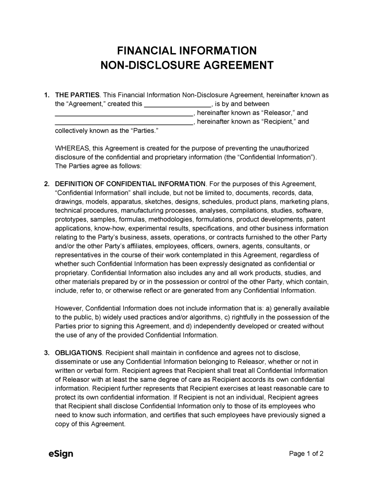 Free Financial Planner Client Intake Form | PDF | Word