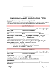 Free Financial Planner Client Intake Form | PDF | Word