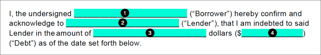 Free I Owe You (IOU) Template | PDF | Word