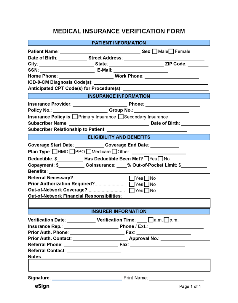 Free Surgery Consent Form | PDF | Word