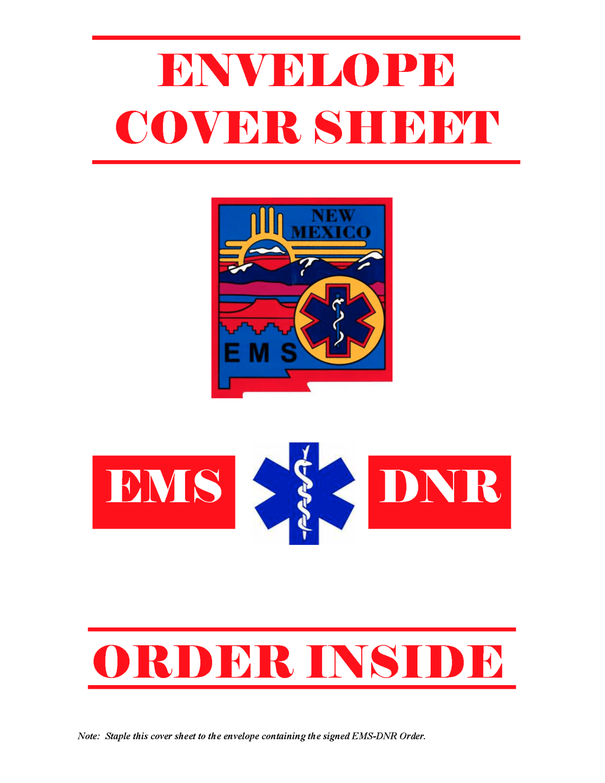 Free New Mexico Do Not Resuscitate (DNR) Form | PDF