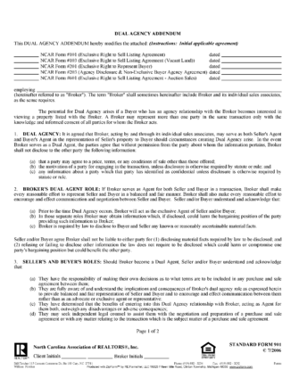 Free North Carolina Real Estate Listing Agreement - PDF | Word