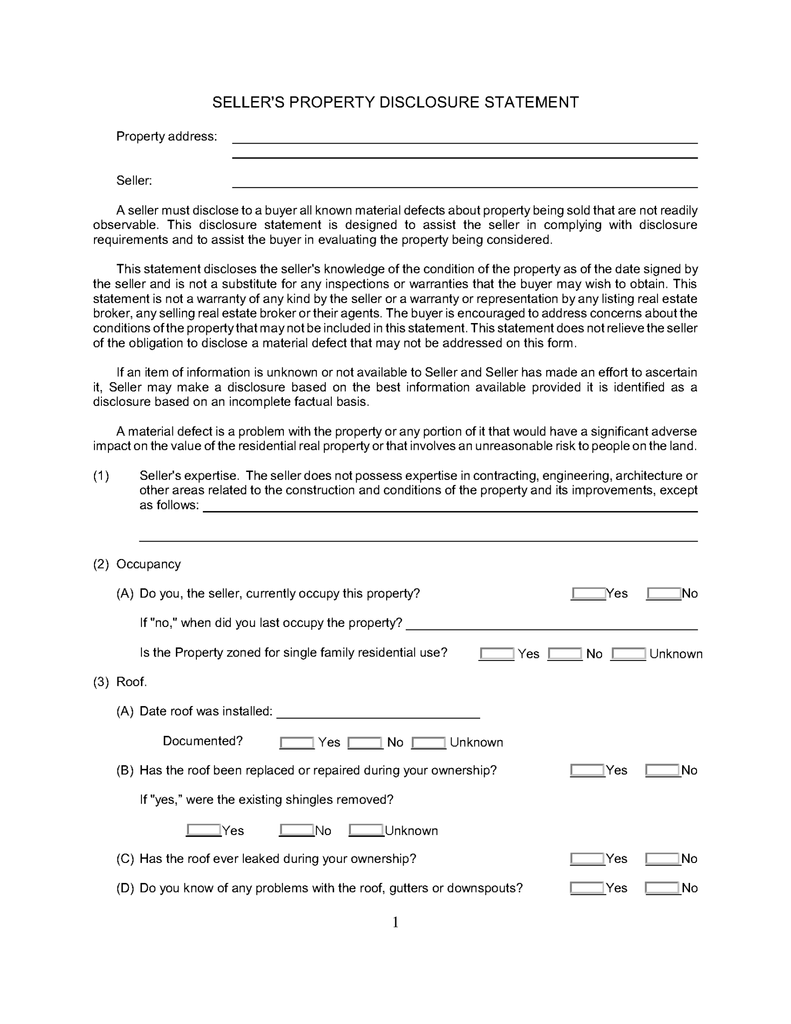 Free Pennsylvania Residential Purchase and Sale Agreement | PDF | Word