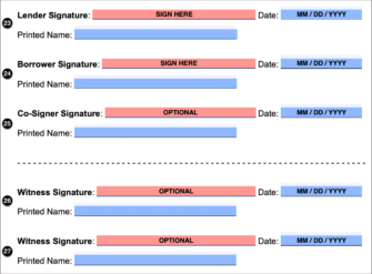 Free Promissory Note Template - PDF | Word