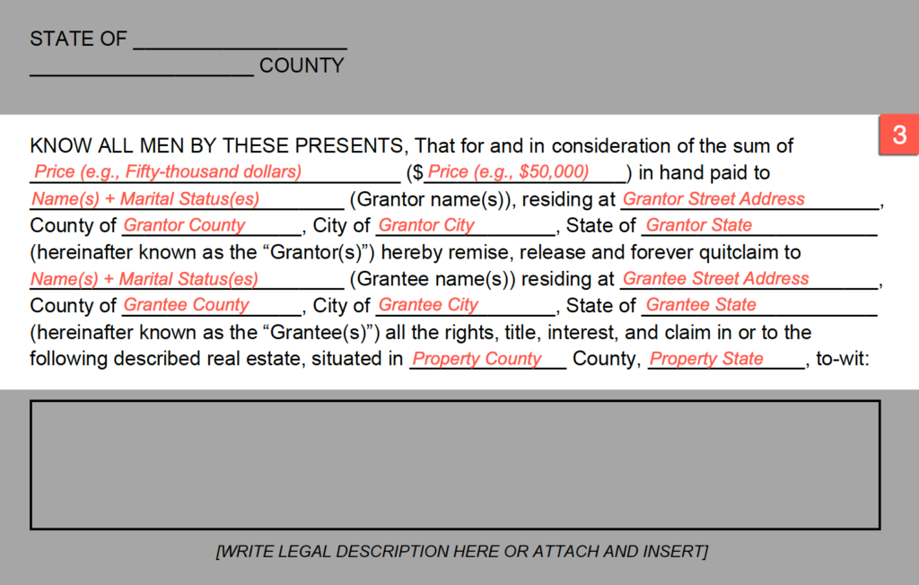 Free Quit Claim Deed Form | PDF | Word