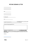 Free Refund Demand Letter Template | PDF | Word
