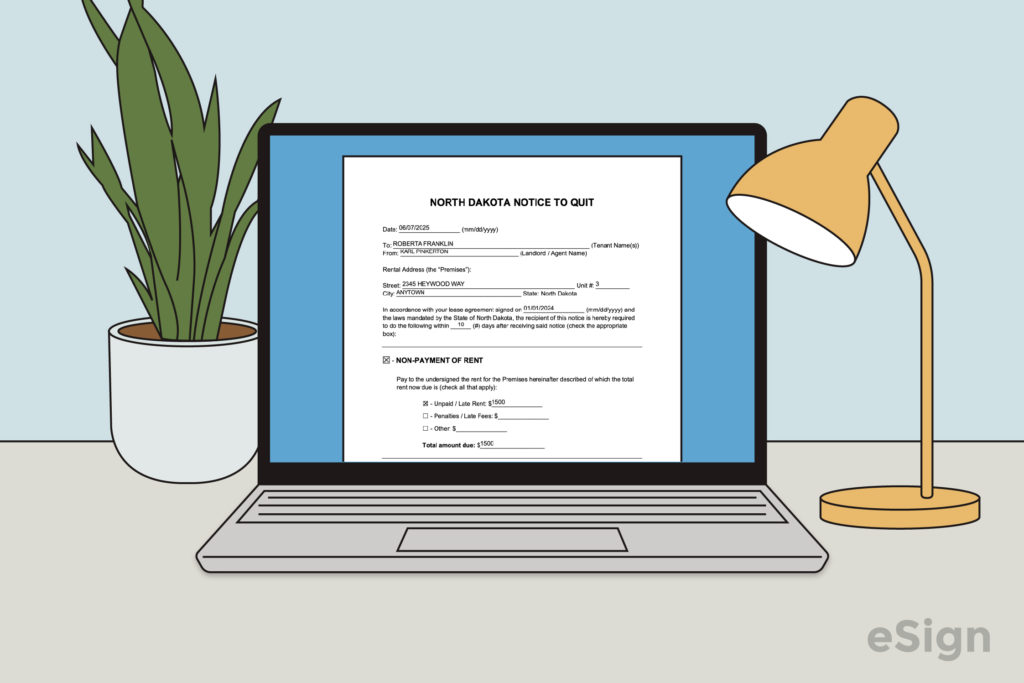 Free North Dakota Eviction Notice Templates (3) | PDF | Word
