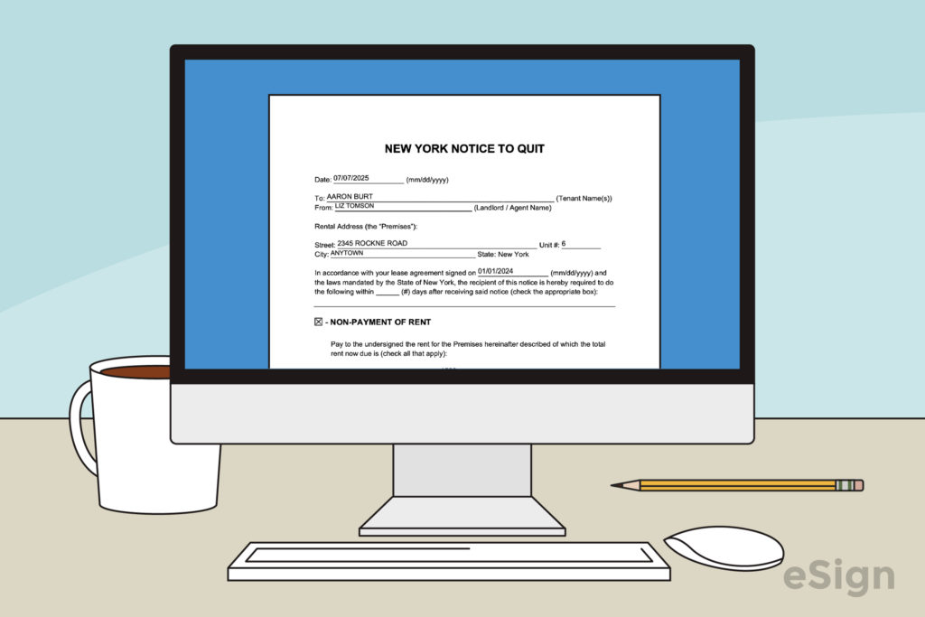 Free New York Eviction Notice Templates (5) | PDF | Word