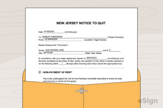Free New Jersey Eviction Notice Templates | Laws - PDF | Word