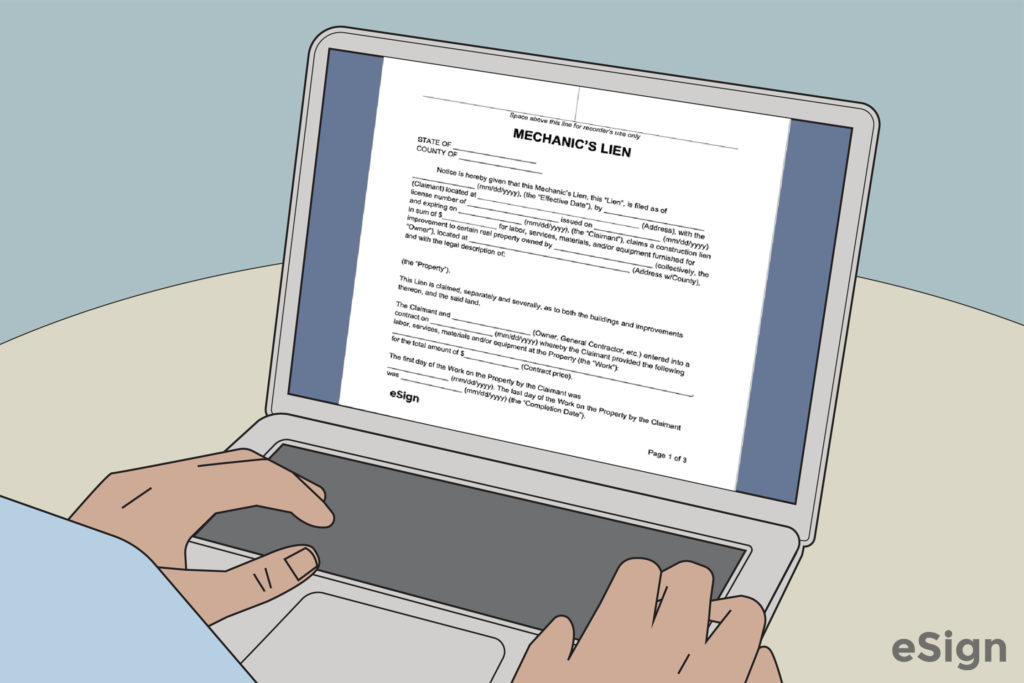 Free Mechanic's Lien Form | PDF | Word